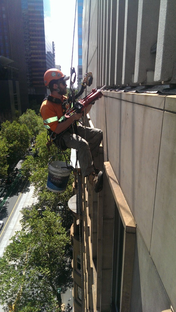 Rope access concrete repair, Melbourne - Ropepro High Access Services