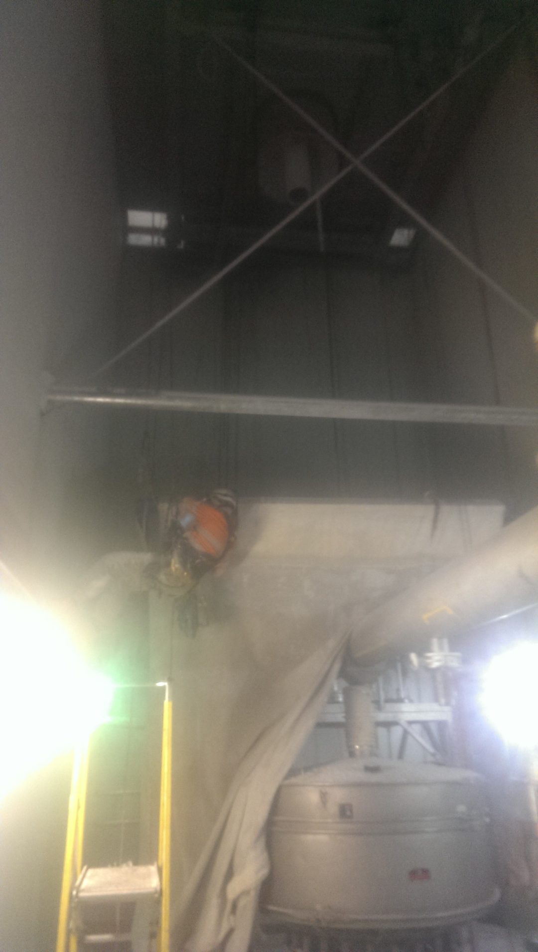 Material Silo Replacement via Rope Access - Ropepro High Access Services