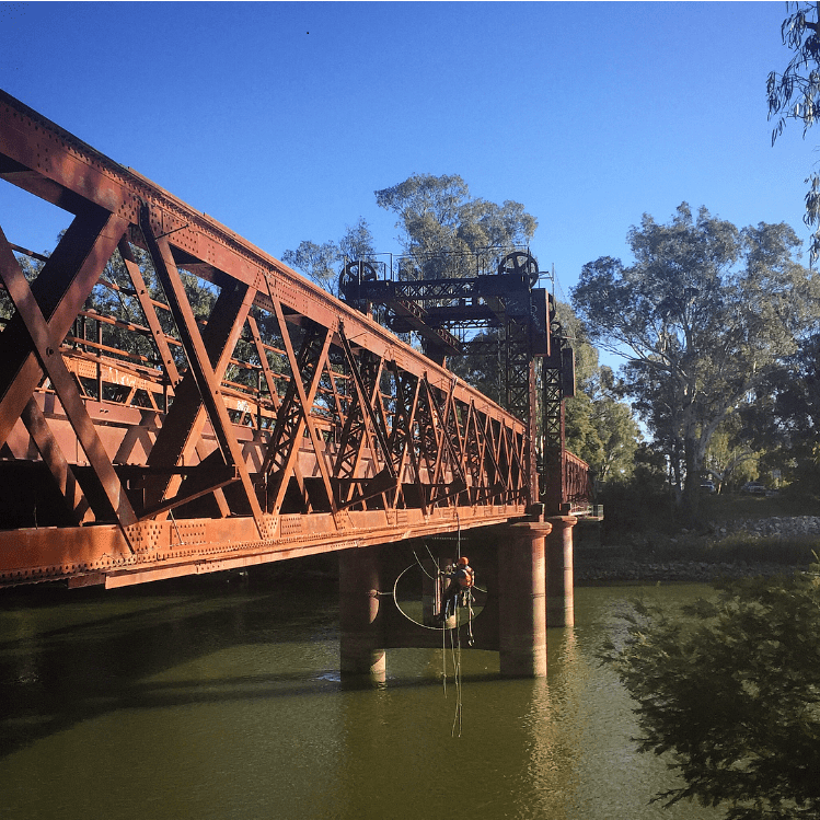 Rail Bridge and Viaduct Inspection via Rope Access - Ropepro High ...