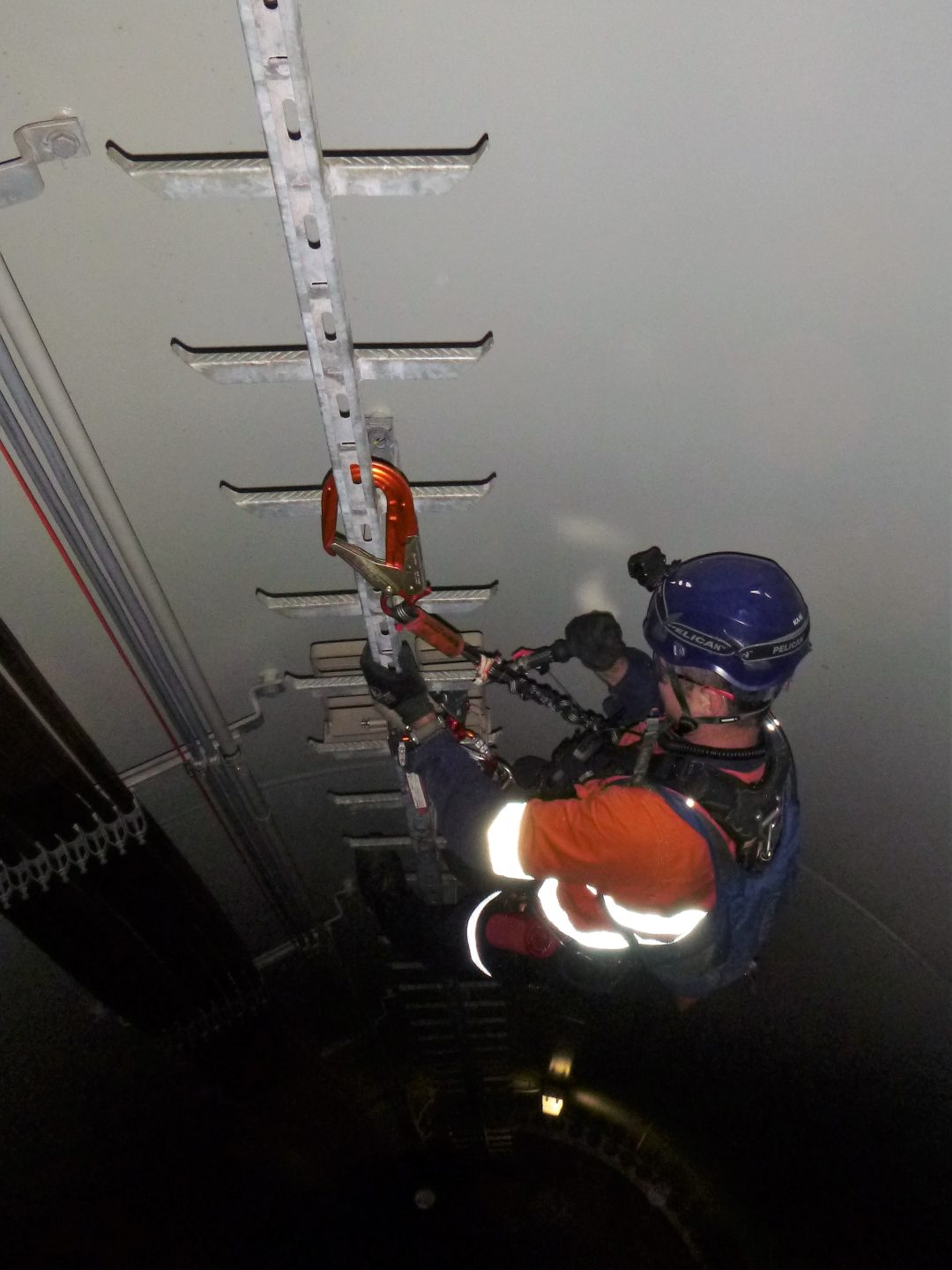 Wind Turbine Access Ladder inspection and maintenance - Ropepro High ...