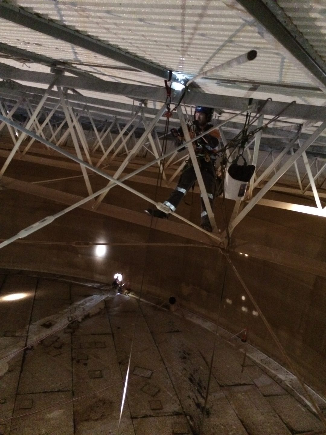 Rope Access Tank maintenance, St Albans, Vic. - Ropepro High Access ...