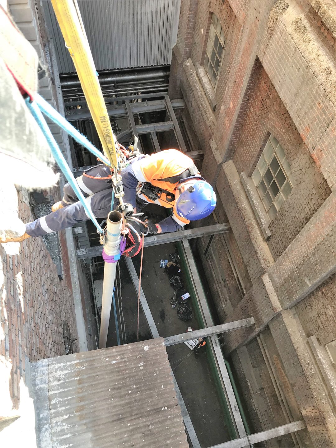 Pipework removal via Rope Access - Ropepro High Access Services